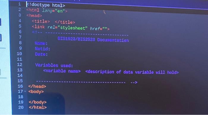 Solved Folder: hw01 Overview: Write a program to display the | Chegg.com