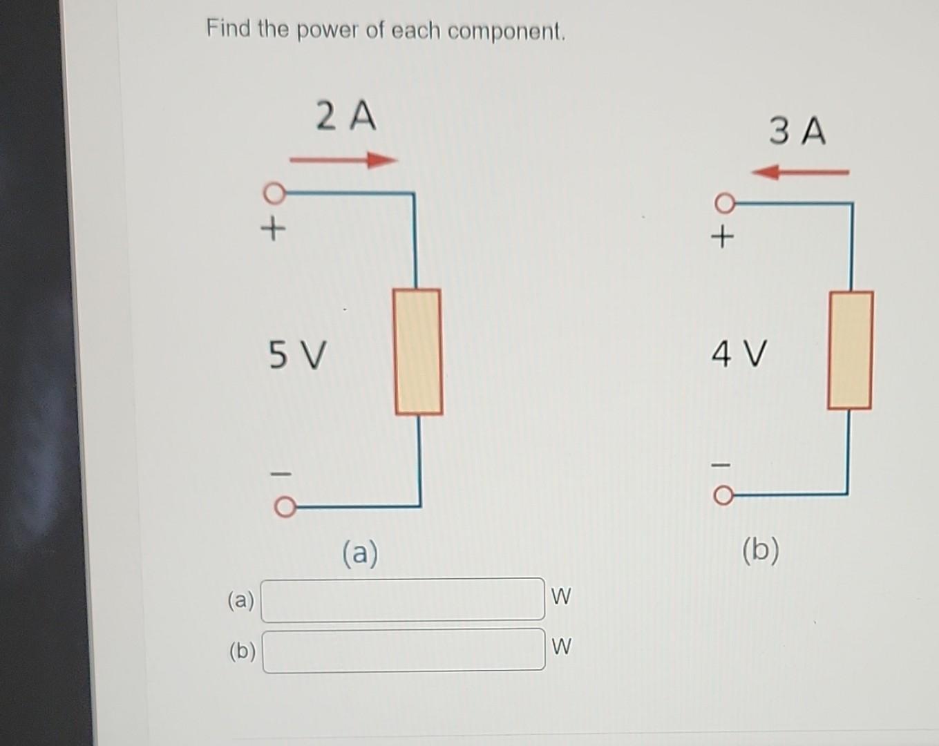 QUESTION 2 Find the power of each | Chegg.com