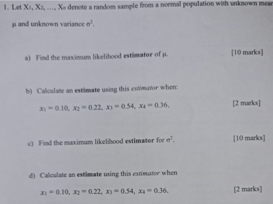 Solved Let x1,x2,dots,xn ﻿denote a random sample from a | Chegg.com