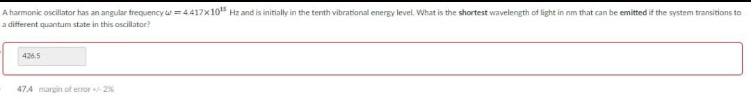 Solved A harmonic oscillator has an angular frequency w = | Chegg.com