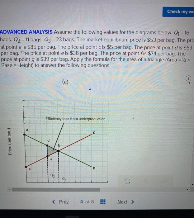 Solved ADVANCED ANALYSIS Assume the following values for the | Chegg.com