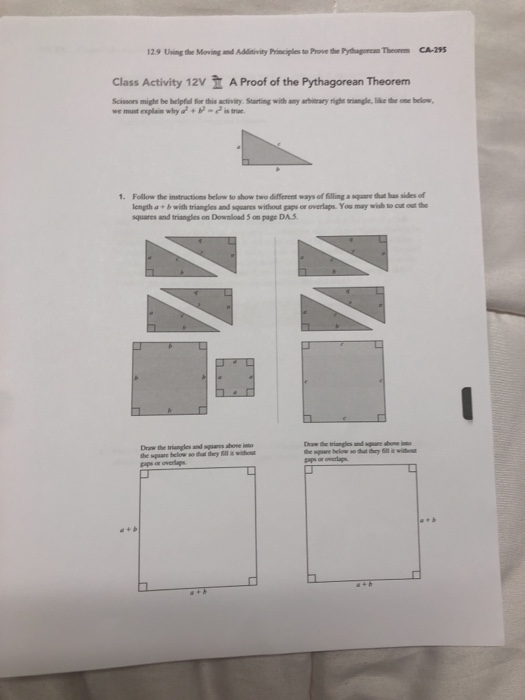 12.9 Using the Moving and Additivity Principles to | Chegg.com