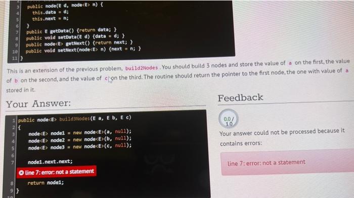 Solved Assume we have built a linked list with four | Chegg.com