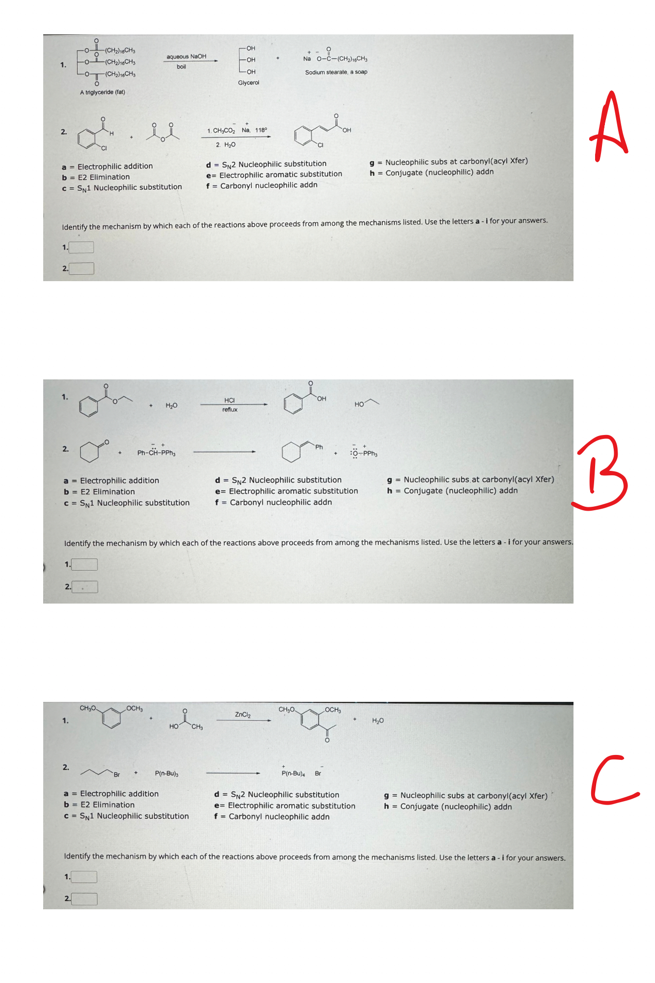 Solved Please help solving A,B and C+?+O-Sodium stearate, a | Chegg.com Solved Please help solving A,B and C+?+O-Sodium stearate, a | Chegg.com