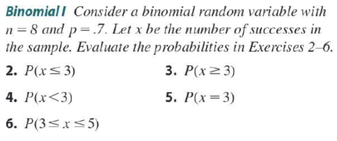 Solved Binomiall Consider a binomial random variable with | Chegg.com