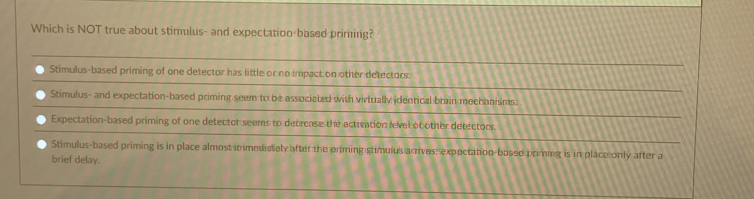High Quality SOLUTION Which is NOT true about stimulus- ﻿and | Chegg.com