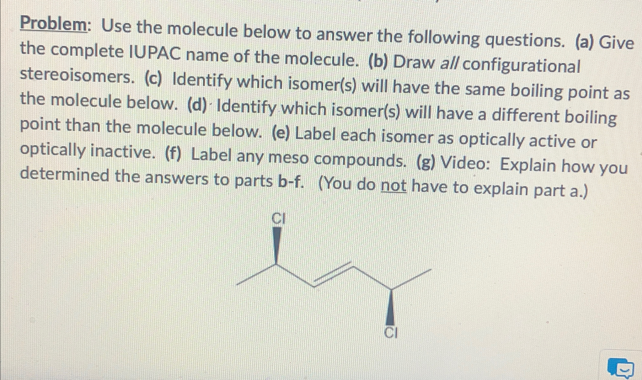 Solved please explain all parts except a!!Problem: Use the | Chegg.com