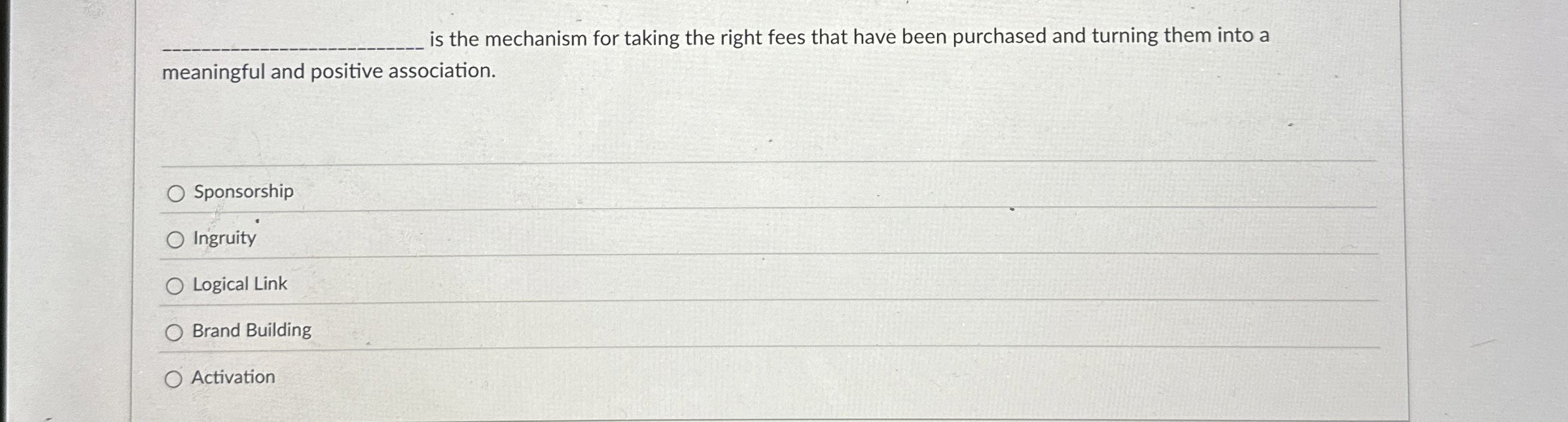 Solved q, ﻿is the mechanism for taking the right fees that | Chegg.com