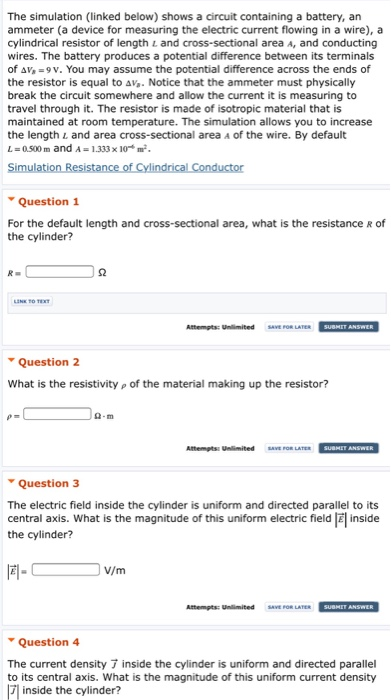 Solved The simulation (linked below) shows a circuit | Chegg.com