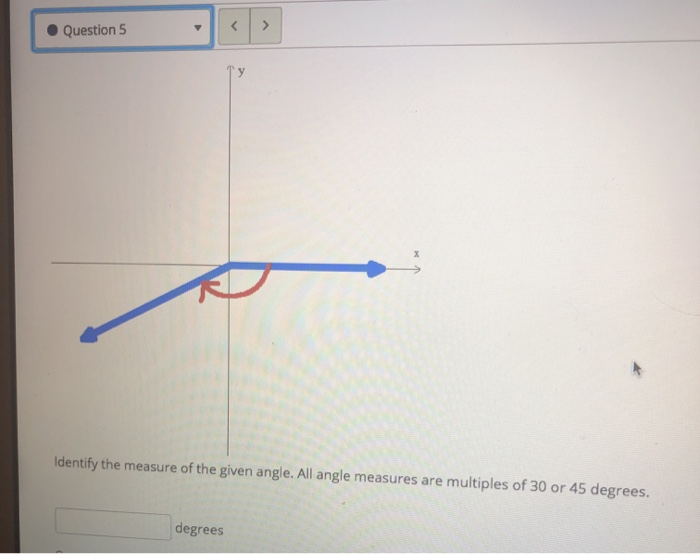 Solved Identify the measure of the given | Chegg.com