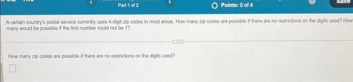 Solved A certain country's postal service currently uses | Chegg.com