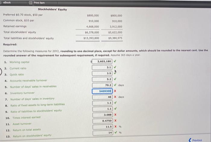 Solved Measures of liquidity, Solvency, and Profitability | Chegg.com