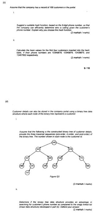 Solved Answer question c(i,ii) and d(i,ii) using C++ | Chegg.com