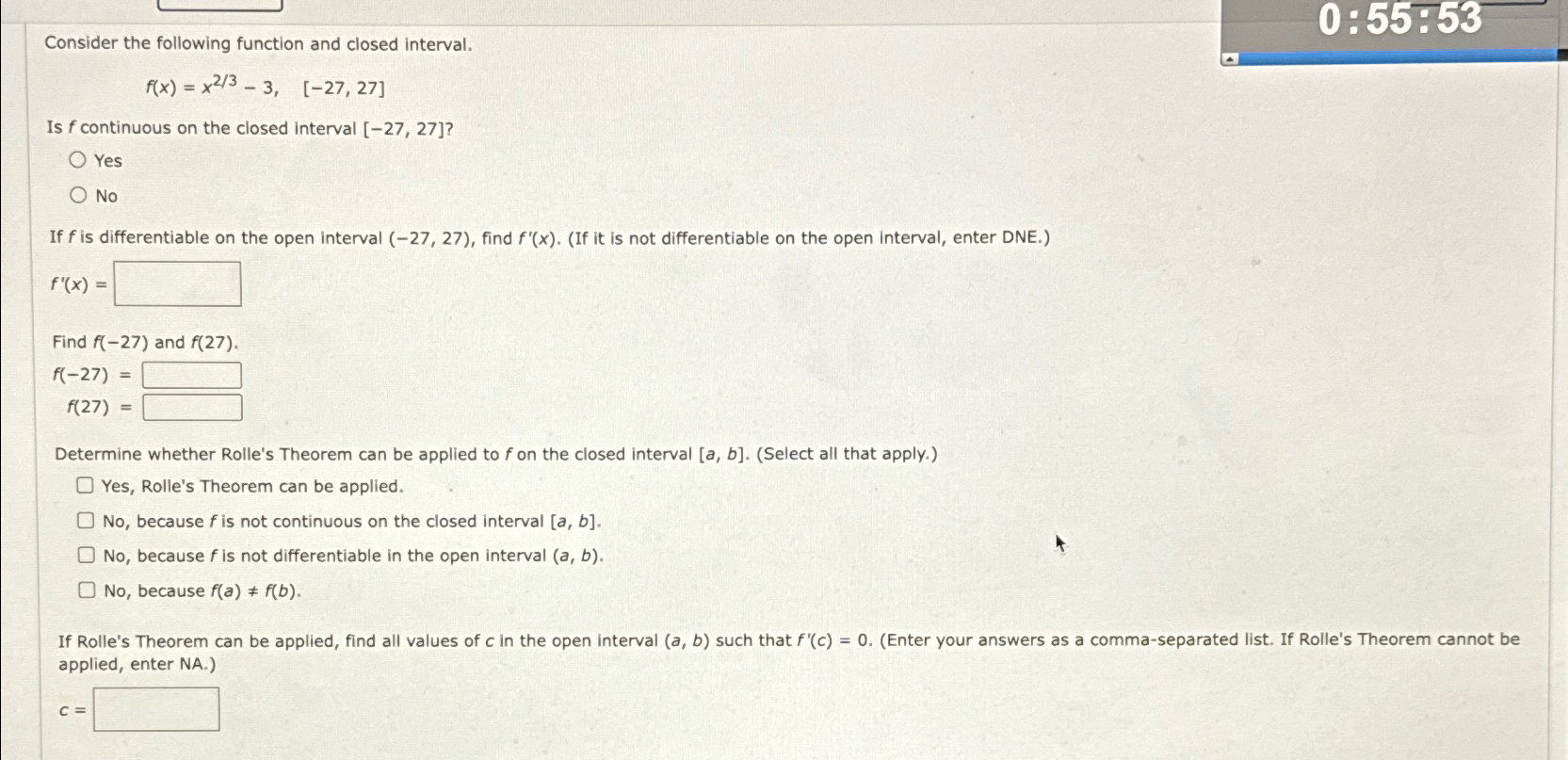 Solved Consider the following function and closed | Chegg.com
