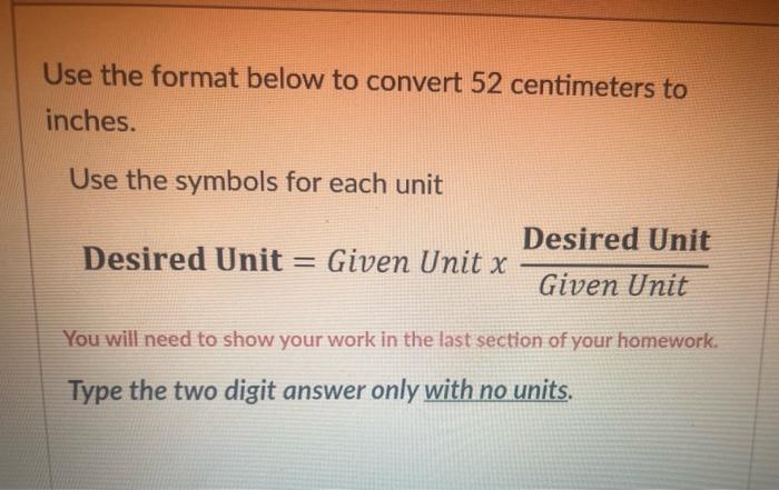 Solved Show the detailed calculation using the format below | Chegg.com