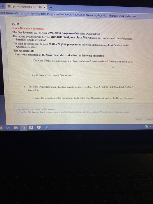 Solved java only, please do all three steps, I need A UML | Chegg.com