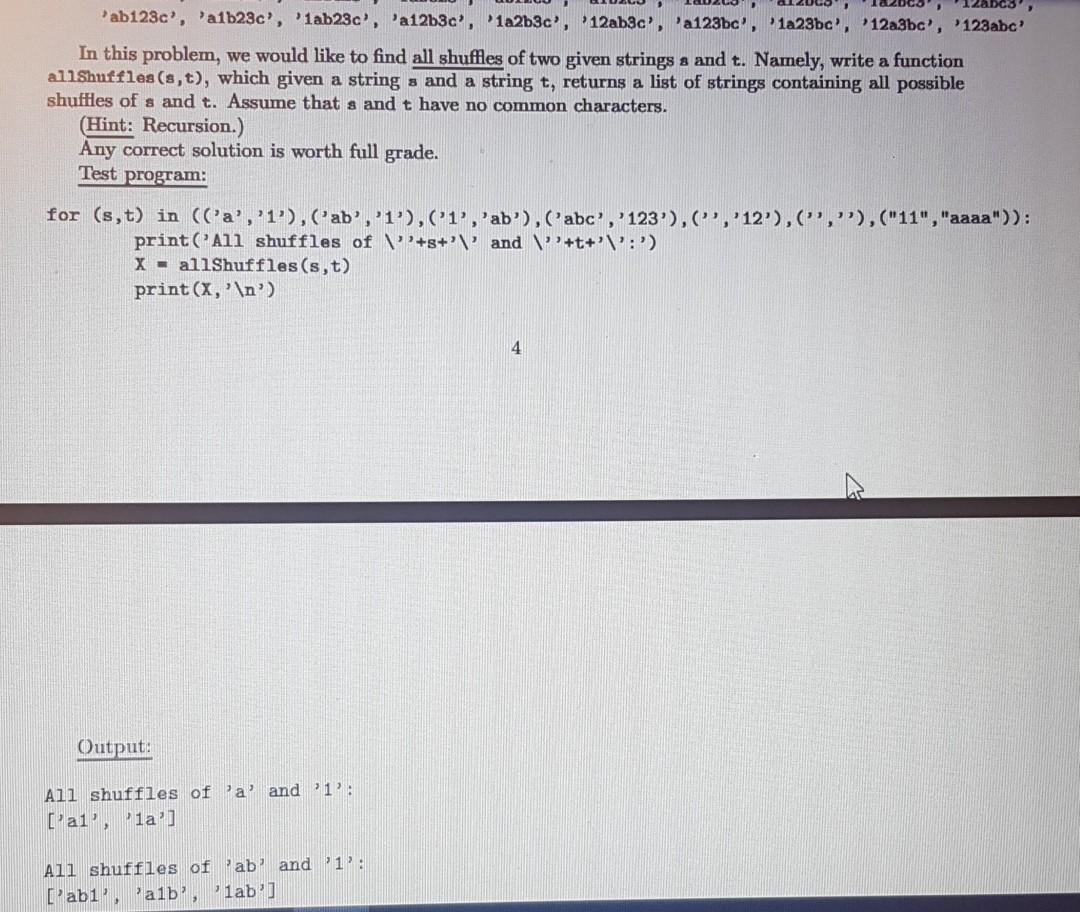 Solved Given a real number x, by the "integer part of x” we | Chegg.com