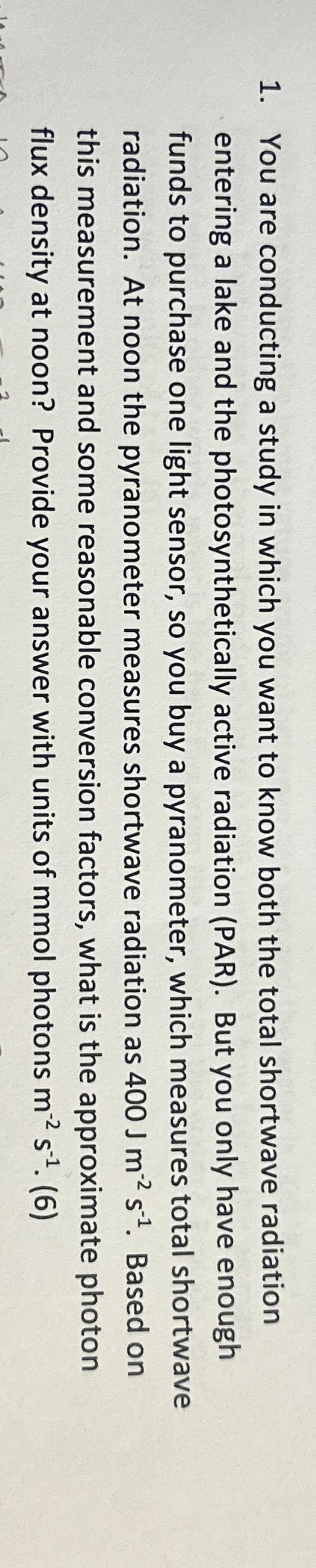 Solved You are conducting a study in which you want to know | Chegg.com