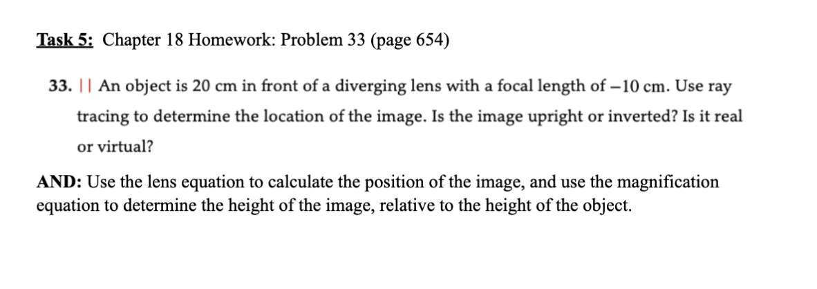 Solved Task 5: Chapter 18 ﻿Homework: Problem 33 (page 654)|| | Chegg.com