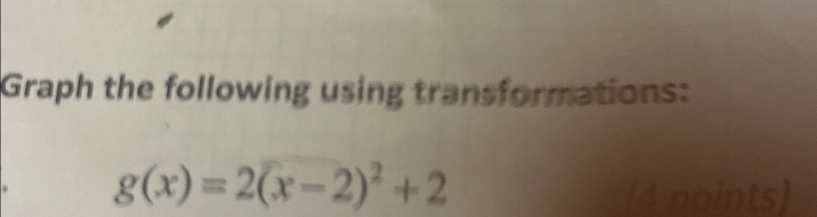 Solved Graph the following using | Chegg.com