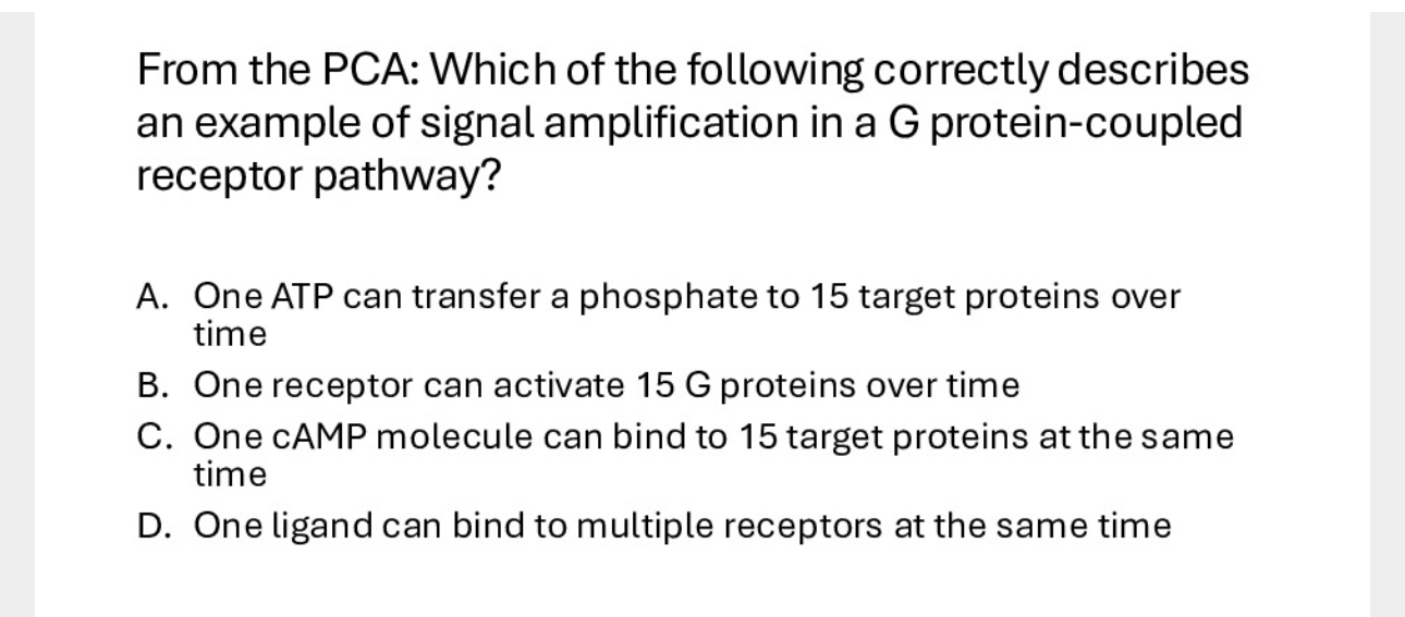 Solved From the PCA: Which of the following correctly | Chegg.com