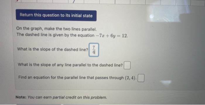 Solved Find an equation for the parallel line that passes | Chegg.com