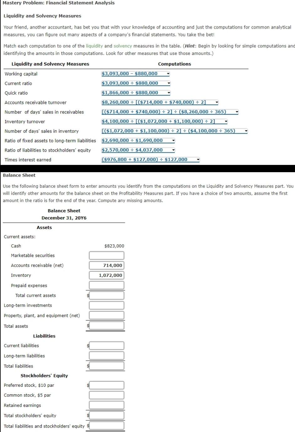 Solved Mastery Problem Financial Statement Analysis Chegg solved-mastery-problem-financial-statement-analysis-chegg