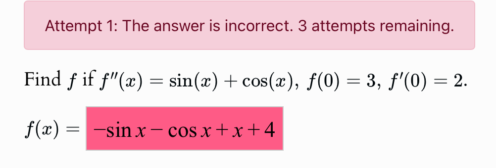 Solved Attempt 1: The answer is incorrect. 3 ﻿attempts | Chegg.com