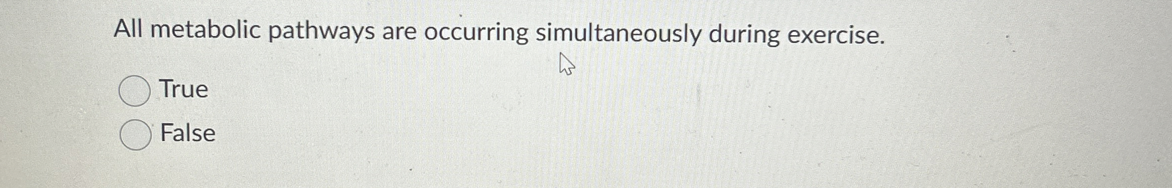 Solved All metabolic pathways are occurring simultaneously | Chegg.com
