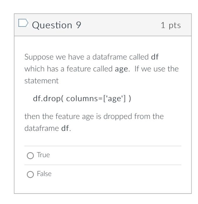Solved Question 5 1 pts Which of the following algorithms | Chegg.com