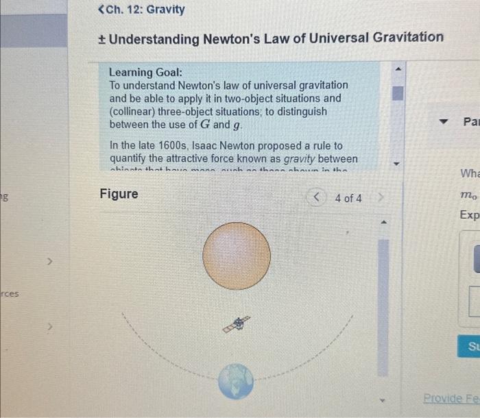 Solved \pm Understanding Newton's Law of Universal | Chegg.com