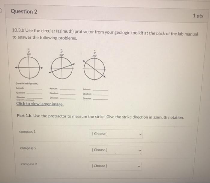 Solved N N 0° 360° 0° N 0° 360° 360° (Here the bed dips | Chegg.com