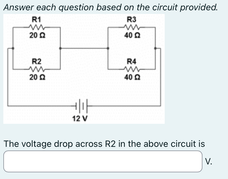 Solved Answer each question based on the circuit | Chegg.com