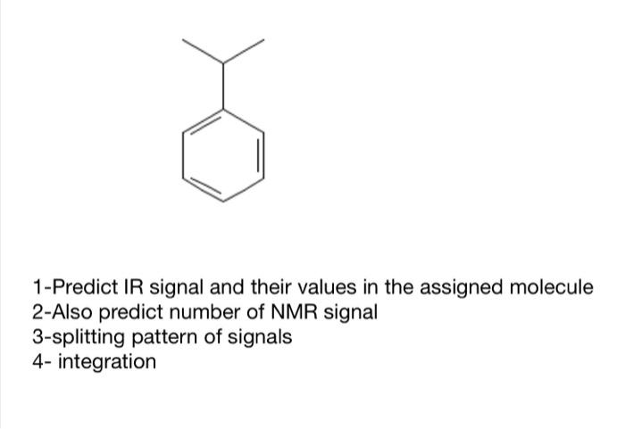 Solved 1-Predict IR signal and their values in the assigned | Chegg.com