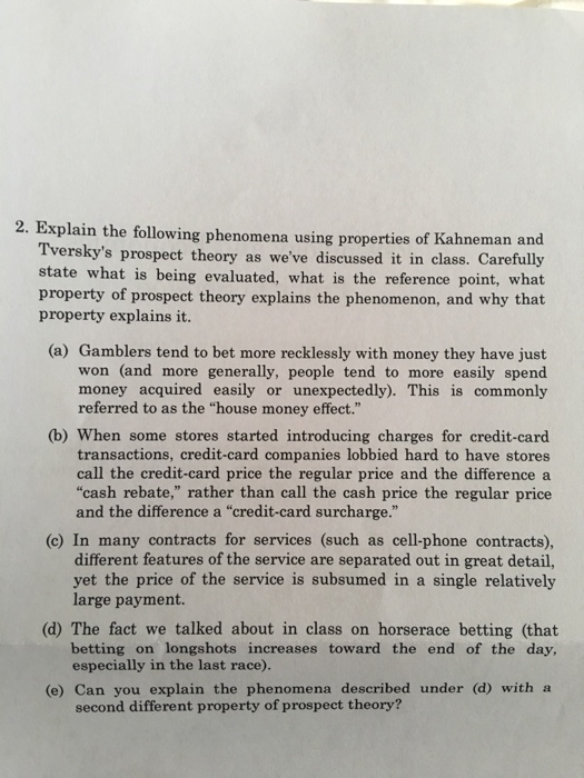 2. Explain the following phenomena using properties | Chegg.com