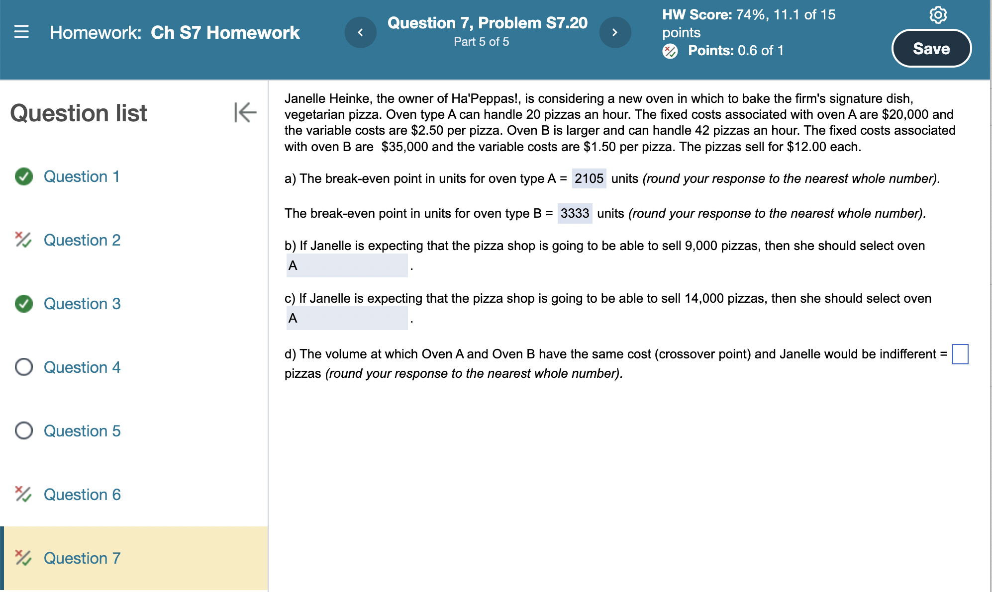 Solved answer question d please | Chegg.com
