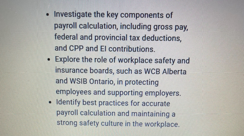 Solved Investigate the key components of payroll | Chegg.com