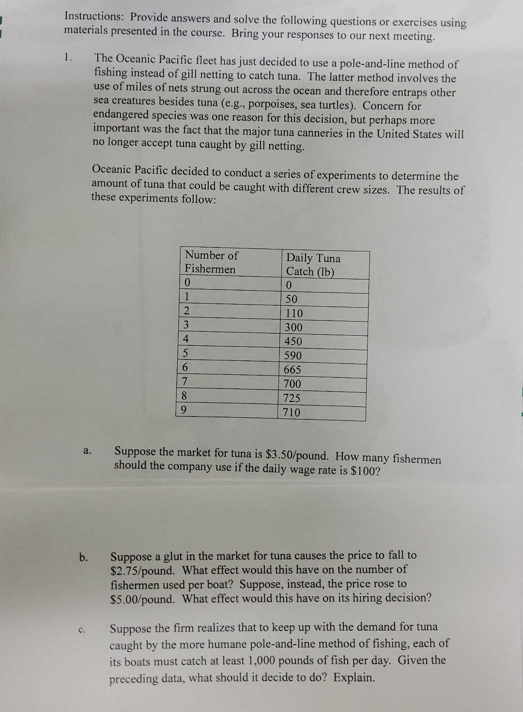 Solved Instructions: Provide answers and solve the following | Chegg.com