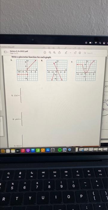 Solved Write a piecewise fanction for each graph.Write a | Chegg.com