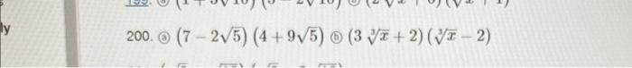 Solved use the polynomial multiplication to multiply radical | Chegg.com