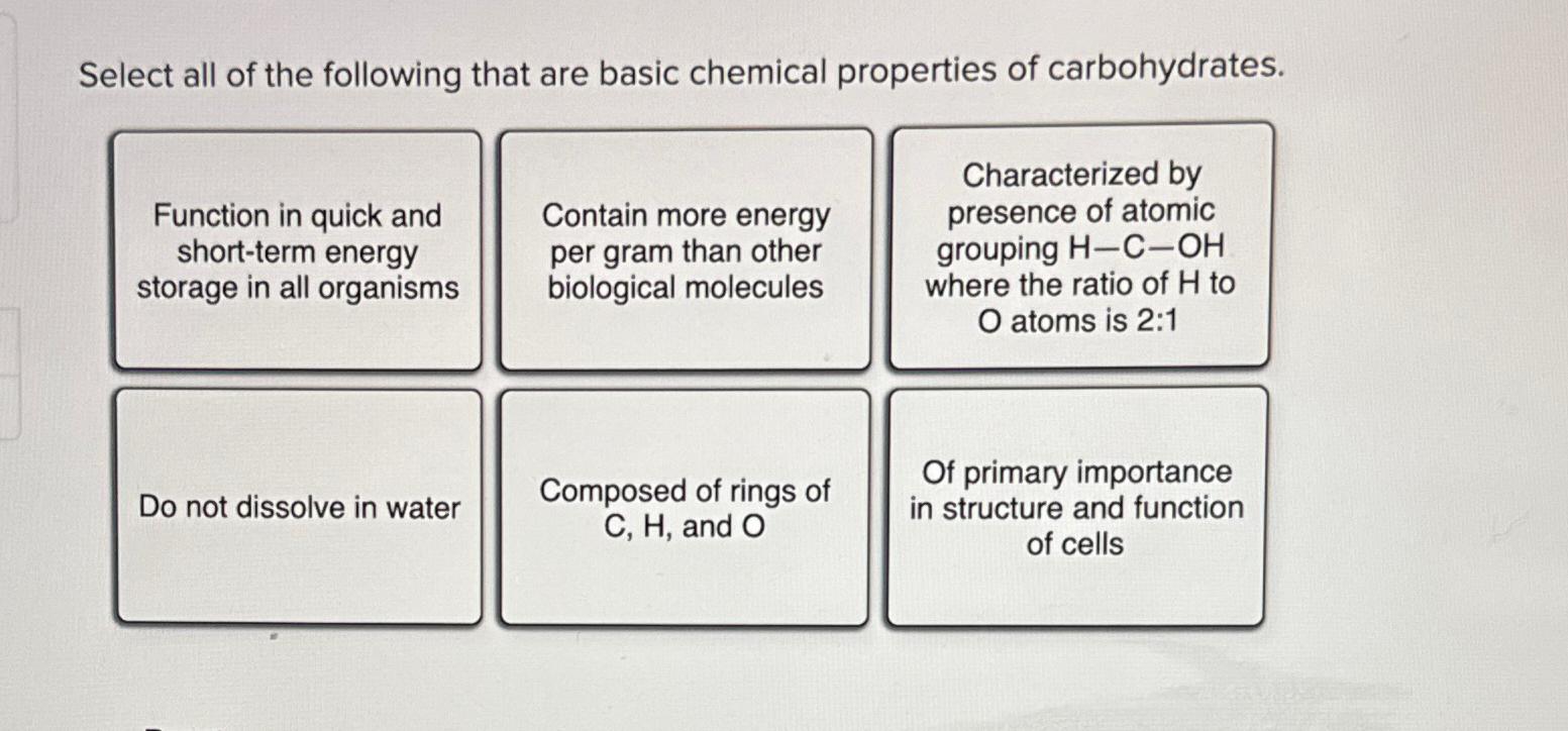 Solved Select all of the following that are basic chemical | Chegg.com