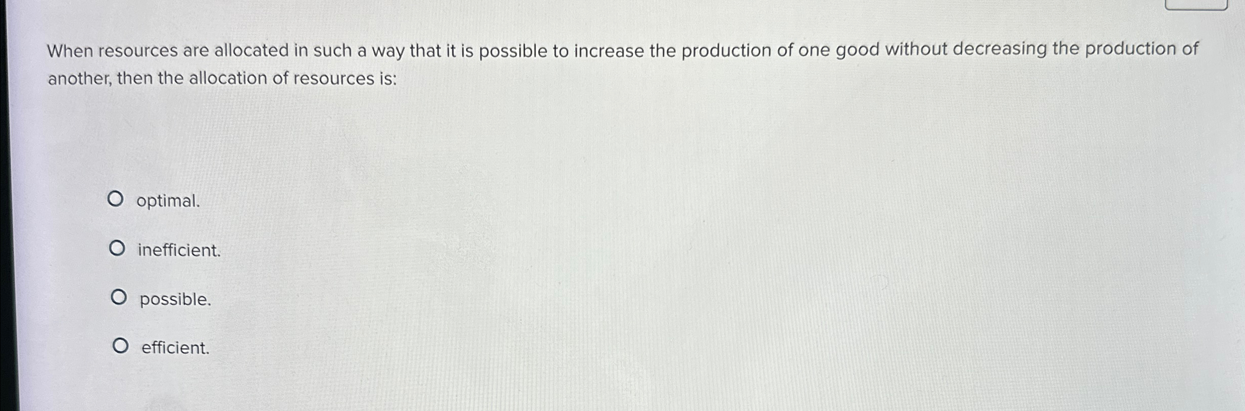 Solved When resources are allocated in such a way that it is | Chegg.com
