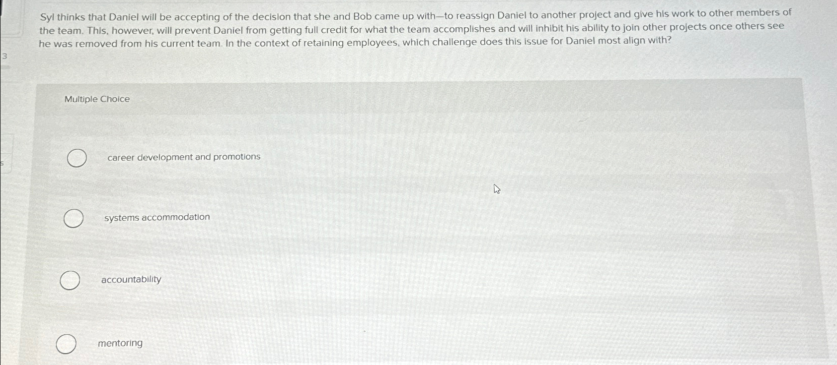 Solved Syl thinks that Daniel will be accepting of the | Chegg.com