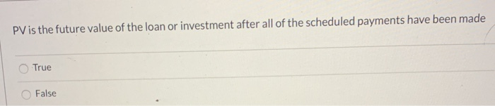 Solved The syntax of the PMT function is: PMT(rate, nper, pv | Chegg.com