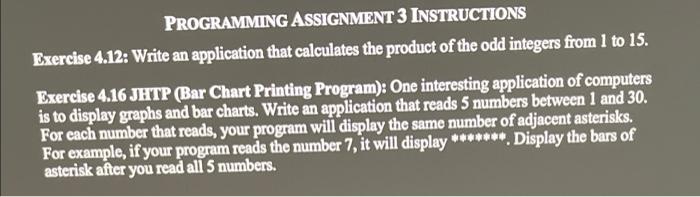 Solved PROGRAMMING ASSIGNMENT 3 INSTRUCTIONS Exercise 4.12: | Chegg.com