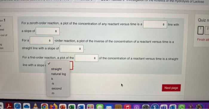 Solved For a zeroth-order reaction, a plot of the | Chegg.com