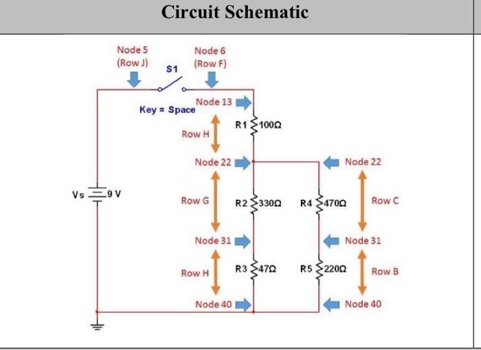 Solved A student built a five resistors circuit, as circuit | Chegg.com
