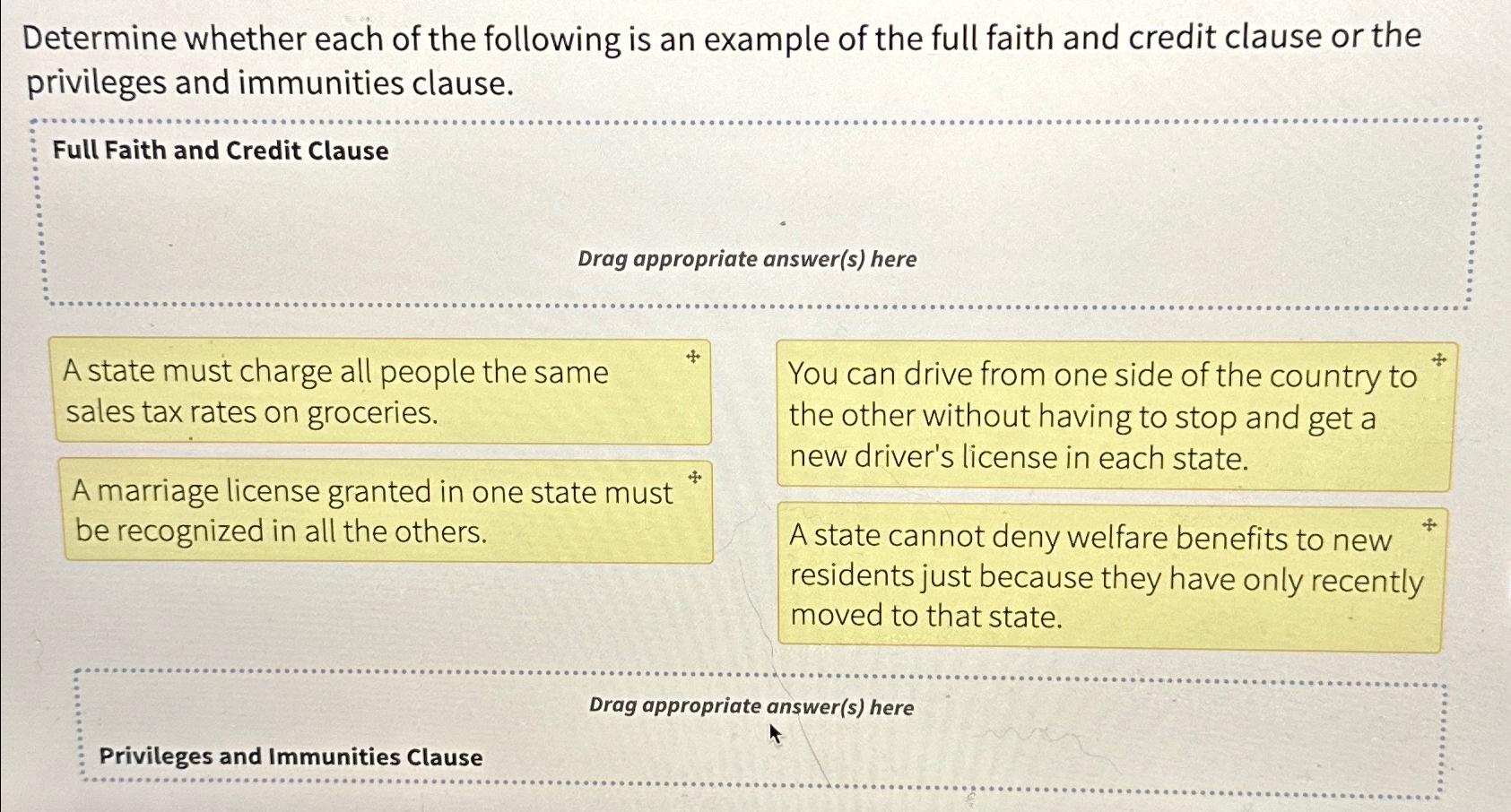 Solved Determine whether each of the following is an example | Chegg.com