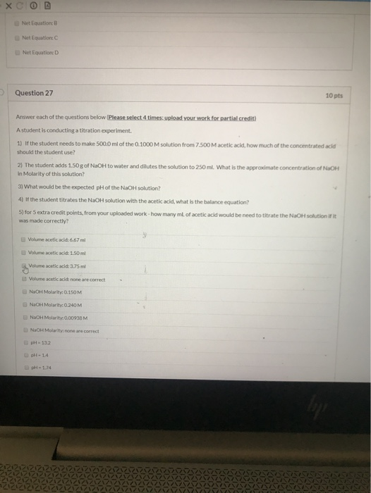 Solved Net Equation Net Equation Net Equatione Question 27 | Chegg.com