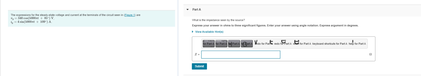 Solved The Expressions For The Steady State Voltage And